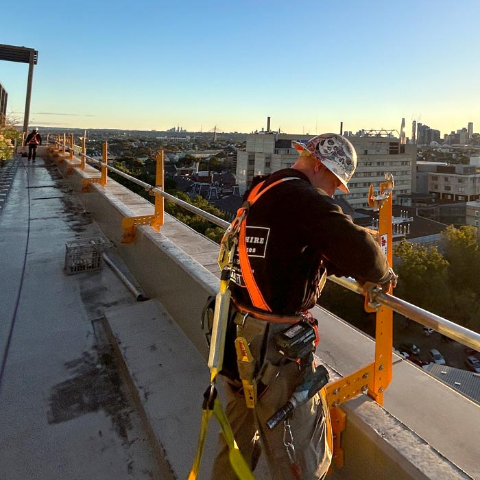Cladding Upgrade - Camperdown - Edge Protection Hire Sydney