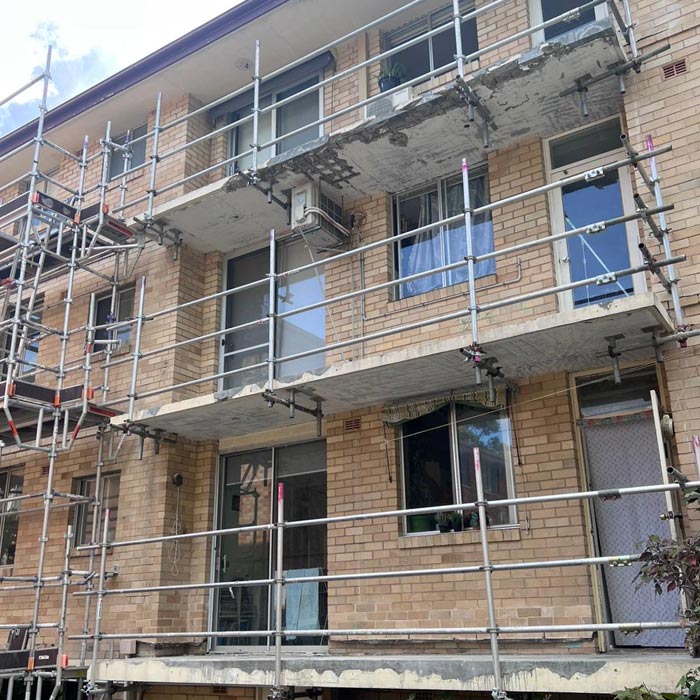 Temporary Handrail - Dee Why - Edge Protection Hire Sydney