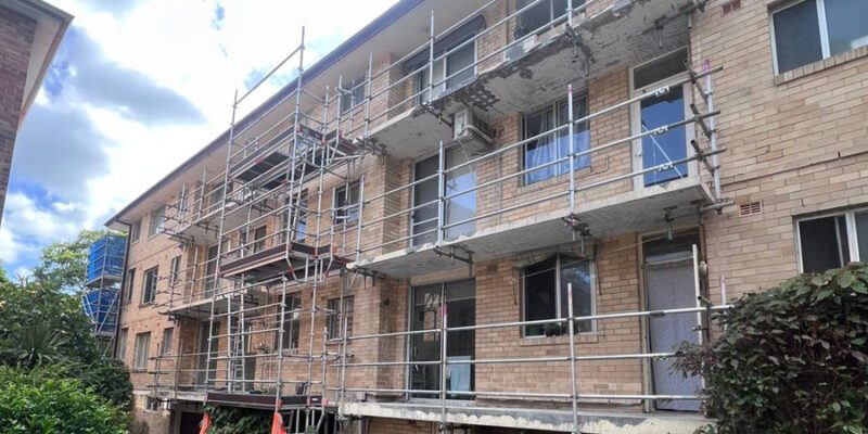 Temporary Handrail - Dee Why - Edge Protection Hire Sydney